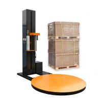 China Fully Automatic Pallet Wrapping Machine with Adjustable Wrap Tension and Pre-Stretch Film Carriage for sale