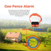 China 4G LTE GPS Dog Tracker Collar with Virtual Electronic Fence and IP67 Waterproof Smart Pet Tracking Device for sale