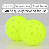 China Durable Plastic 40 Hole Design Outdoor Pickleball Ball with Customized Logo for sale