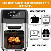 China Reusable Silicone Air Fryer Pot – Non-Stick Food Grade Air Fryer Basket Liner, BPA-Free & Dishwasher Safe for sale