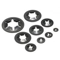 China Spring Steel Starlock Washer | Push-On Shaft Retaining Washer with Internal Teeth for sale