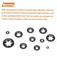 China Spring Steel Starlock Washer | Push-On Shaft Retaining Washer with Internal Teeth for sale