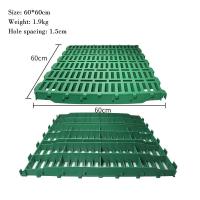 China Reinforced Plastic Slatted Floor for Goat & Sheep Farm | 1000×500mm Livestock Flooring for sale