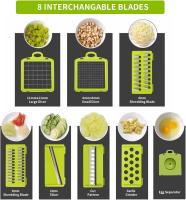 China 13-in-1 Vegetable Chopper Mandoline Slicer with Container for sale