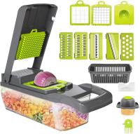 China 13-in-1 Vegetable Chopper Mandoline Slicer with Container for sale