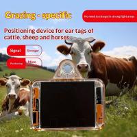 China 4G GPS Cattle Ear Tag Tracker Solar Powered Livestock Tracking Device for sale