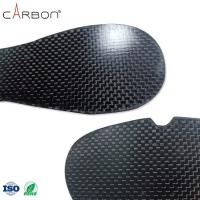 China Customized Logo Carbon Fiber Insole for Flat Feet Heat Moldable High Arch Foot Support for sale