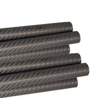 China 200 Degree Heat Resistant Carbon Fiber Rod 3k Twill Curved Tube Connectors for Market for sale