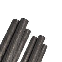 China 200 Degree Heat Resistant Carbon Fiber Rod 3k Twill Curved Tube Connectors for Market for sale