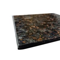 China Glossy/ Matte Customize Forged Gold Foil Carbon Fiber Sheet 50% Glossy Weave Forge Pattern for sale