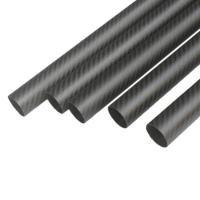 China Long High Specific Modulus Carbon Fiber Tube with 0% Ash Content and NOVE Volatile for sale
