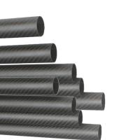 China 3k Twill Surface High Tensile Strength Carbon Fiber Tube for Industrial Applications for sale
