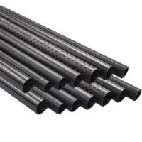 China 3k Twill Surface High Tensile Strength Carbon Fiber Tube for Industrial Applications for sale
