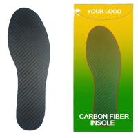 China Men Size 10 Carbon Fiber Insoles with Turf Toe Orthotic and Rigid Stabilizer Plate for sale