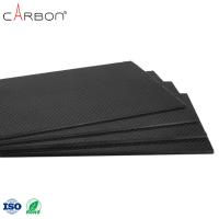 China 12K Pattern Thermoplastic Carbon Fibre Sheet Plate for Arch Support in Black Color for sale