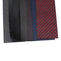 China Hot Item Matte Metallic Brushed 3K Carbon Fiber Sheet Plate With Cut 0.005% S Content for sale