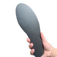 China 67% Carbon Fiber and 33% Epoxy Resin Insole Full Length Rigid Shoe Insert for Support for sale