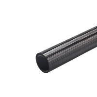 China Black CFK Rohr Pullwinded Carbon Tubes With N Content 0.05% CBKR20220201 for sale