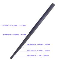 China Adjustable Tube Carbon Fiber Paddle Shaft for Consumer's Request Customized Thickness for sale