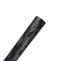 China 98% C Content Non-volatile Carbon Fiber Hexagonal Tube 25mm 3K Carbon Oval Tubing for sale