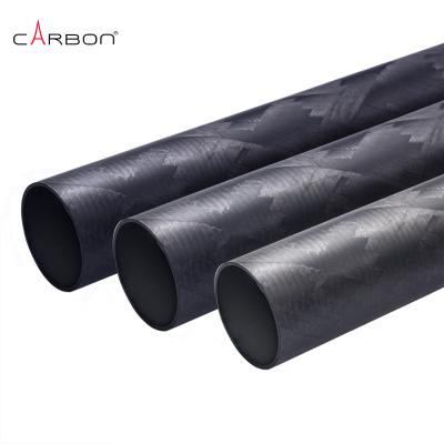 China Customer's Requirement Carbon Fiber Tube Filament Winding with Customized Thickness for sale