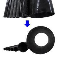 China 15mm Round Continuous Prepreg Hybrid Material Epoxy Tubes for Golf Equipment Production for sale