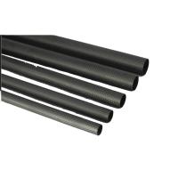 China Production Leadtime 35-45 Days 40mm OD Round Carbon Tube 3.5m Matte Carbon Fiber Tube for sale
