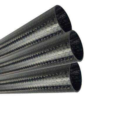 China Strong and Durable H Content % 0.009% Carbon Fiber Tube for Sports Machinery Equipment for sale
