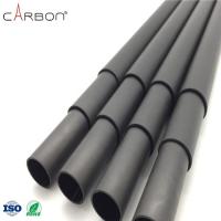 China 200mm Carbon Fiber Tube for Sports Shoes Round Shape Fabric Durable Outdoor Performance for sale