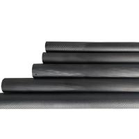 China 98% C Content Customizable Carbon Fiber Tube with Stainless Steel Brass Threaded Insert for sale