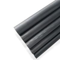 China 98% C Content Customizable Carbon Fiber Tube with Stainless Steel Brass Threaded Insert for sale
