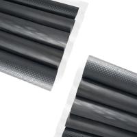 China 98% C Content Customizable Carbon Fiber Tube with Stainless Steel Brass Threaded Insert for sale