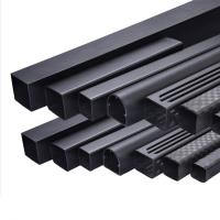 China Carbon Fiber Square Oval Tube with 0.025%-0.05% Ash Content and Customizable Length for sale