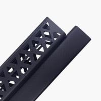 China 0.025% Ash Content Carbon Fiber Square Tube Connectors for Customized Applications for sale