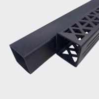 China 0.025% Ash Content Carbon Fiber Square Tube Connectors for Customized Applications for sale
