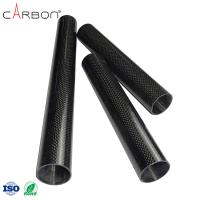 China Customized Size Carbon Fiber Straight Tube for Outrigger Canoe Paddle Handle Strength for sale