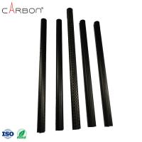China High Strength Black Color Camouflage Carbon Fiber Tube With 0.001% N Content for sale