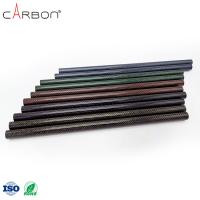 China Metal Detector Carbon Fiber 3K Tent Twill Tube in Red Silver Blue or Metallic Color for sale