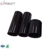 China 100CF Shoes Large 3K Plain Carbon Fiber Tube For Metal Detector for sale
