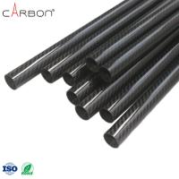 China 100CF Shoes Large 3K Plain Carbon Fiber Tube For Metal Detector for sale