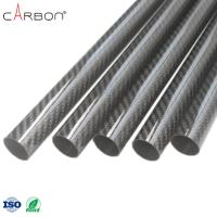 China 0.001% N Content High Strength 3K Twill Carbon Fiber Tube CBTCFT042 for sale