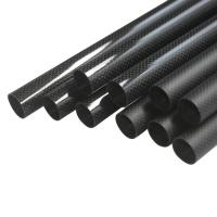 China 0.001% N Content High Strength 3K Twill Carbon Fiber Tube CBTCFT042 for sale