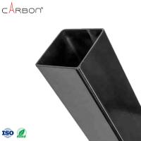 China Non-volatile 3Mm Square Carbon Fiber Pipe for Shoe Production Process for sale
