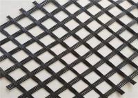 China 5.95m Width 115kn Glass Fiber Geogrid For Soil Reinforcement for sale