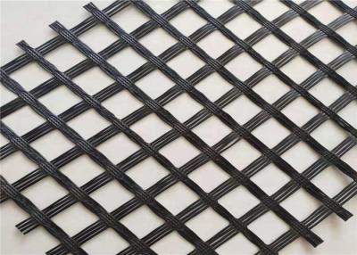 China 5.95m Width 115kn Glass Fiber Geogrid For Soil Reinforcement for sale