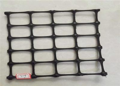 China Ground Stabilization Biaxial 50m Black Plastic Geogrid for sale