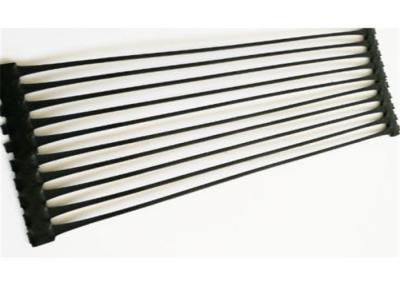 China Flexibility Uniaxial 100 Meters Plastic Geogrid Mesh for sale