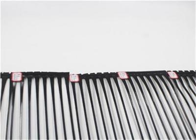 China Reinforce Foundations Black Polypropylene Uniaxial Plastic Geogrid for sale