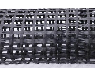 China 25.4x25.4mm Hole Plastic Biaxial Geogrid For Asphalt Reinforecement Pavement Driveway for sale