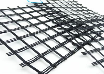 China Reinforced Crackle Resistence 40KN Geogrid Fabric For Roads for sale